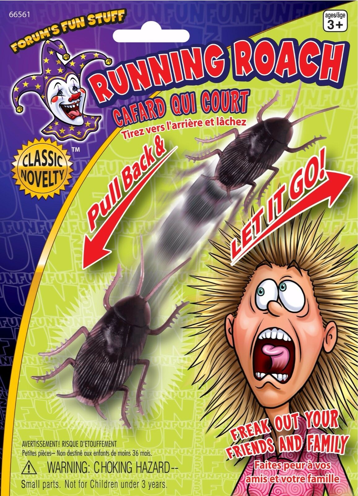 Pull Back Running Roach - Realistic Looking Roach Appears to Run When ...