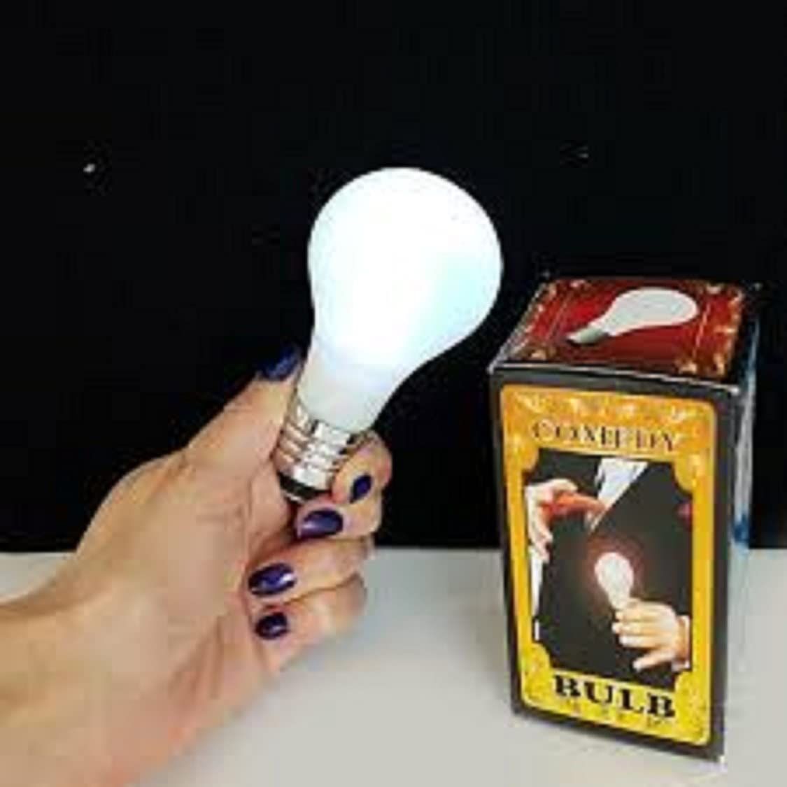 Comedy Magic Light Bulb - Light Bulb Lights Up in Your Hand! - Easy To ...